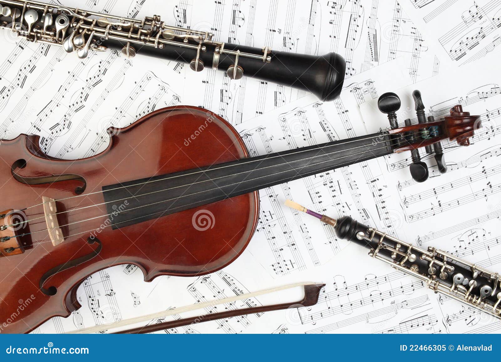 Note Classiche Degli Strumenti Musicali. Immagine Stock - Immagine di ...