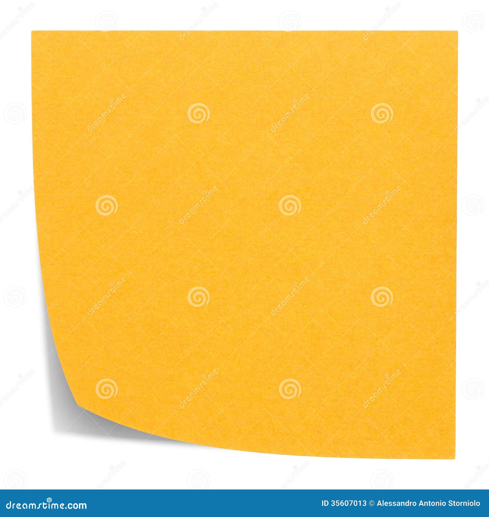 Note Collante Carrée Orange Image stock - Image du courrier, lettre ...