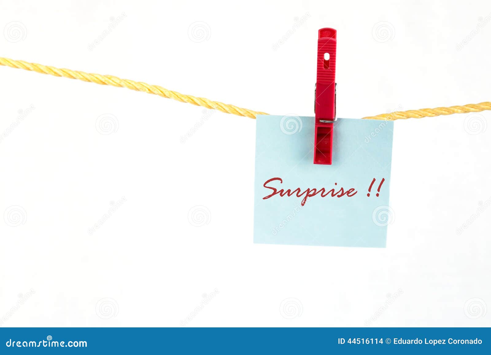 Note Colored Paper with the Word Surprise Stock Photo - Image of deals ...