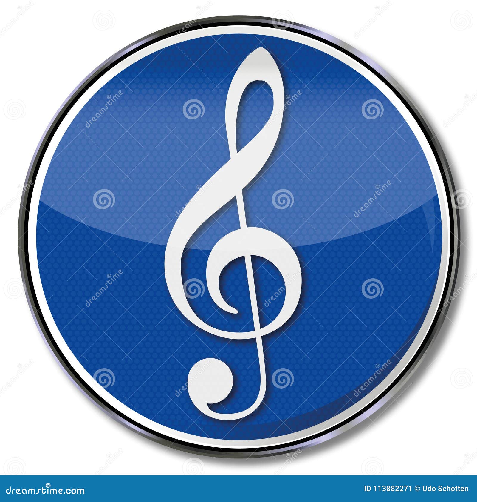 Note de clef et de musique illustration de vecteur. Illustration du ...