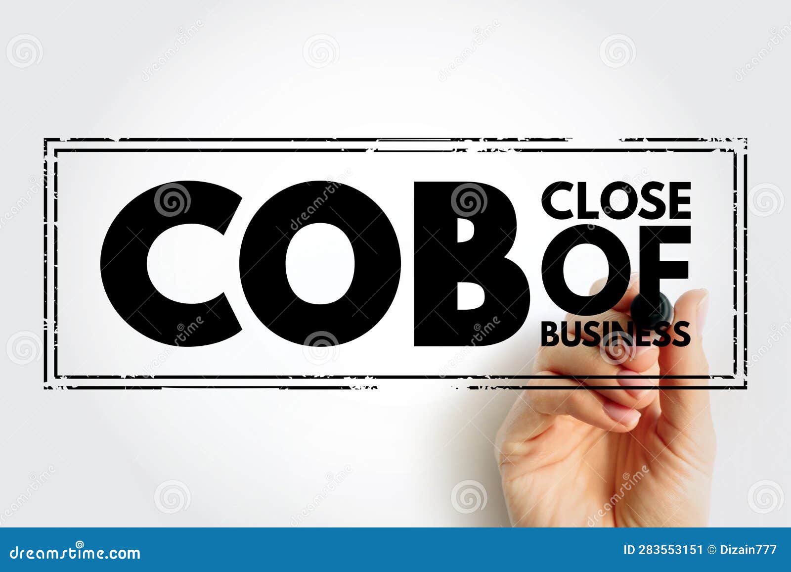 Note De Fin D'exercice Du Jour Ouvrable Apostrophe Texte Image stock ...