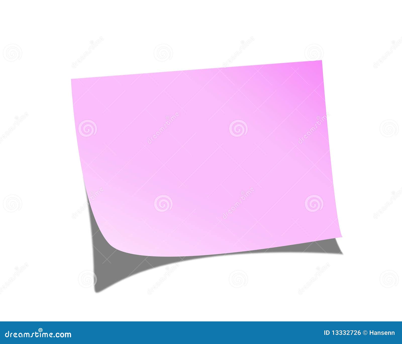 Note de post-it photo stock. Image du commercial, note - 13332726