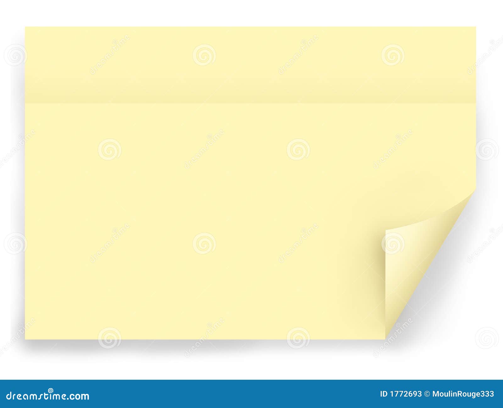 Note de post-it jaune illustration stock. Illustration du avisez - 1772693