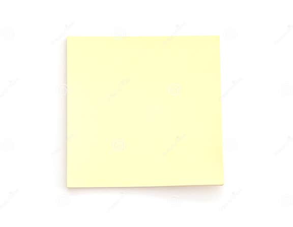 Note De Post-it Jaune Blanc Image stock - Image du noticeboard, papier ...