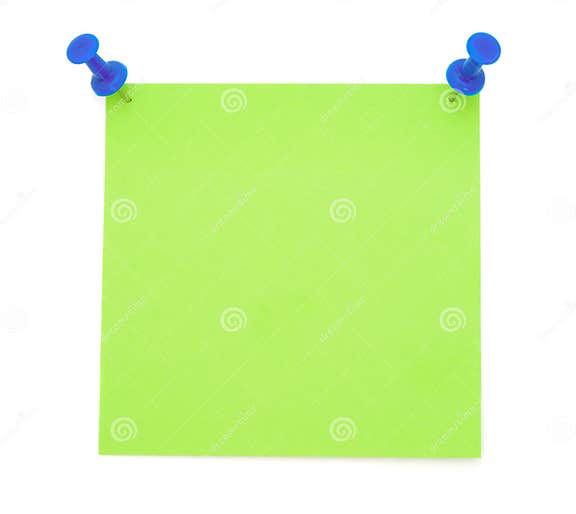 Note de post-it verte photo stock. Image du adhésif, liste - 19152268