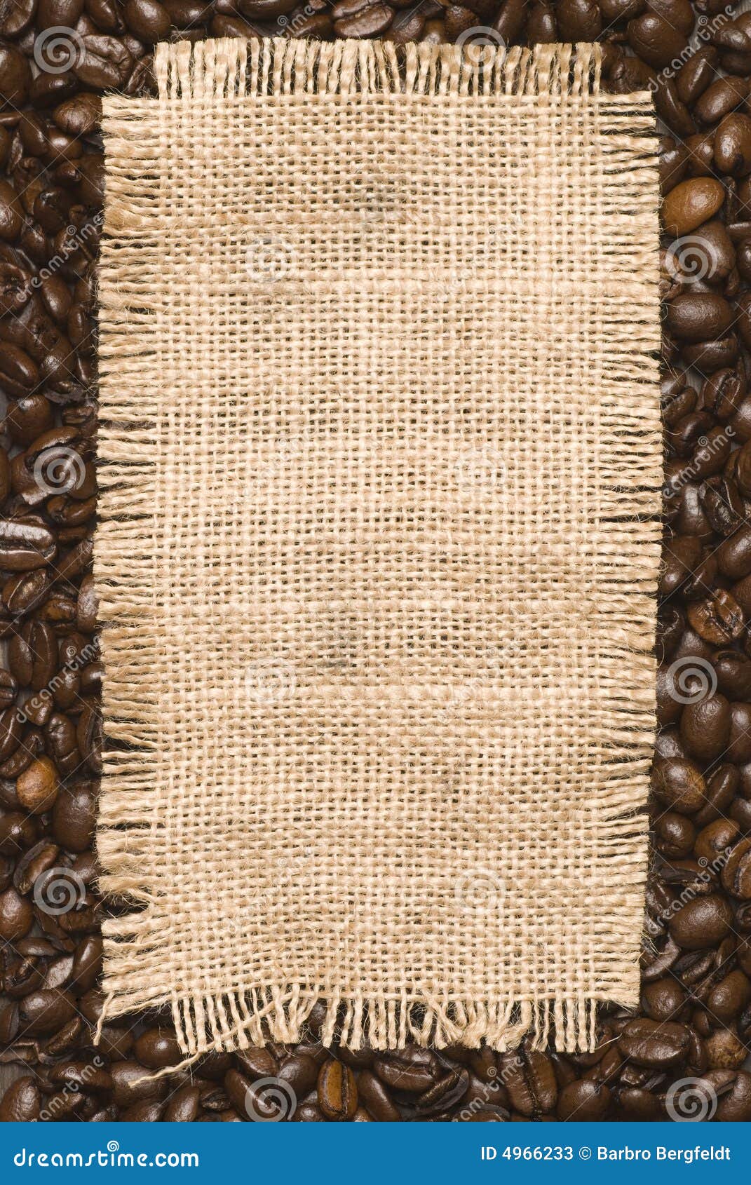 Note de toile de jute image stock. Image du message, complètement - 4966233