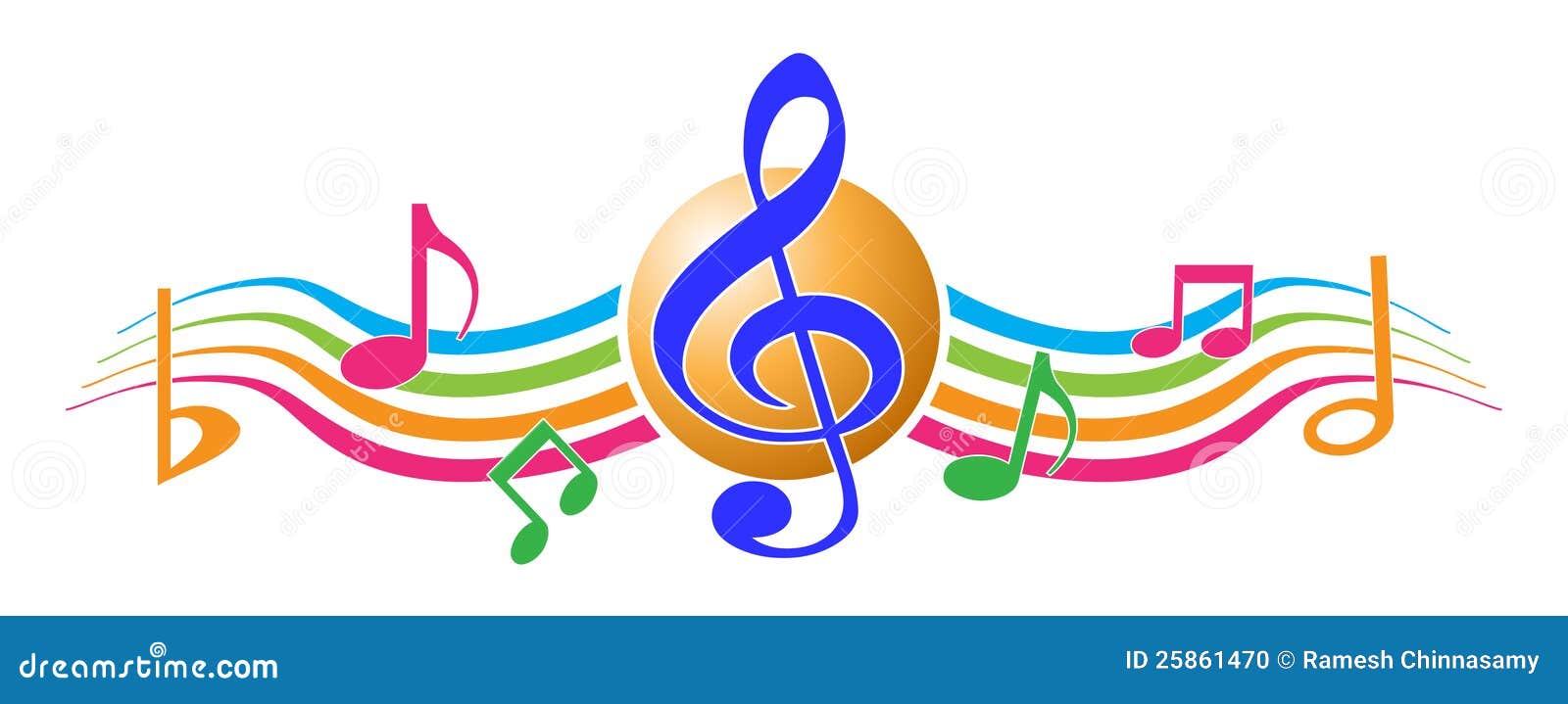 Note di musica illustrazione vettoriale. Illustrazione di disco - 25861470