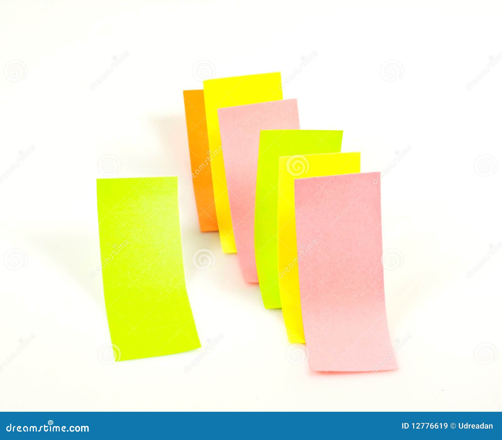 Note di post-it immagine stock. Immagine di bello, bacheca - 12776619