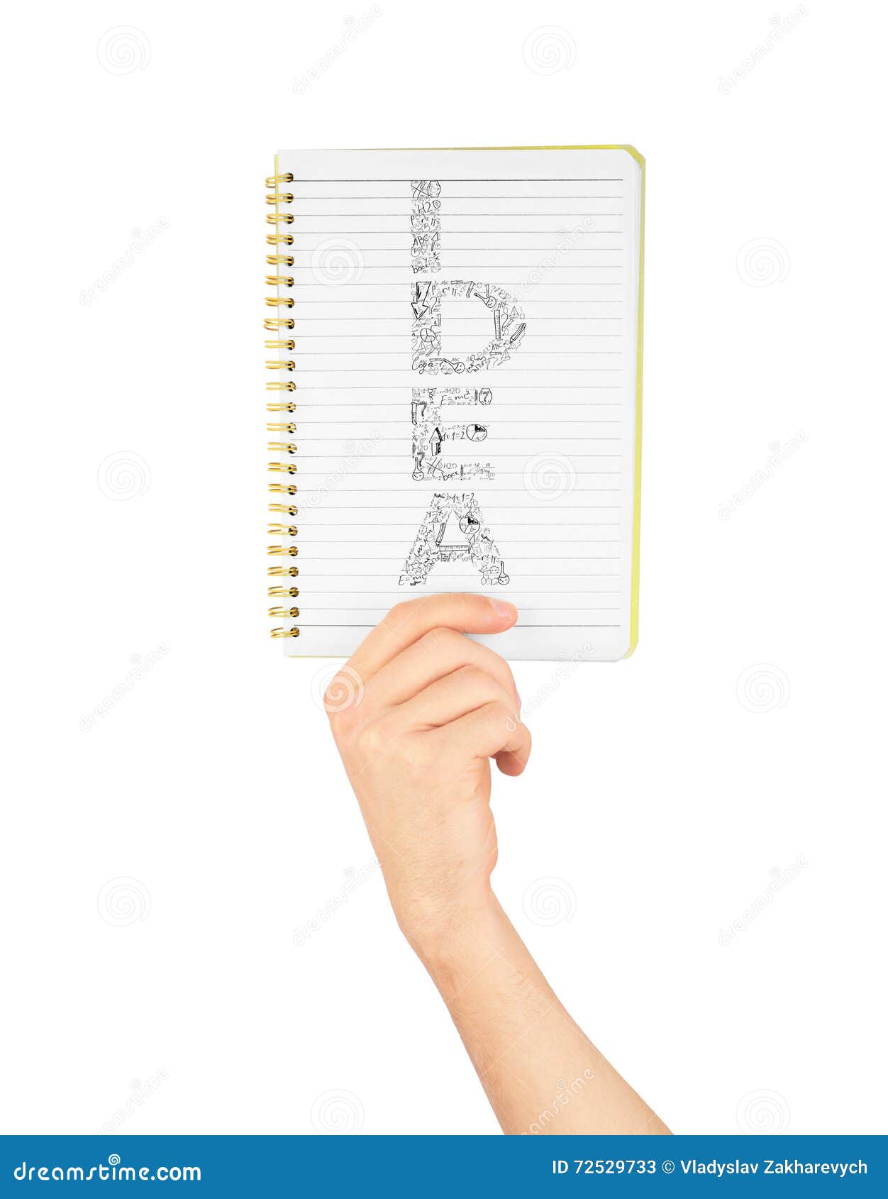 Note, a Hand Holding a Notebook Stock Image - Image of book, expertise ...