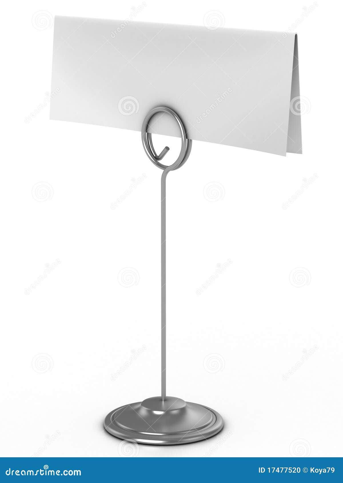Note holder stock illustration. Illustration of announcement - 17477520
