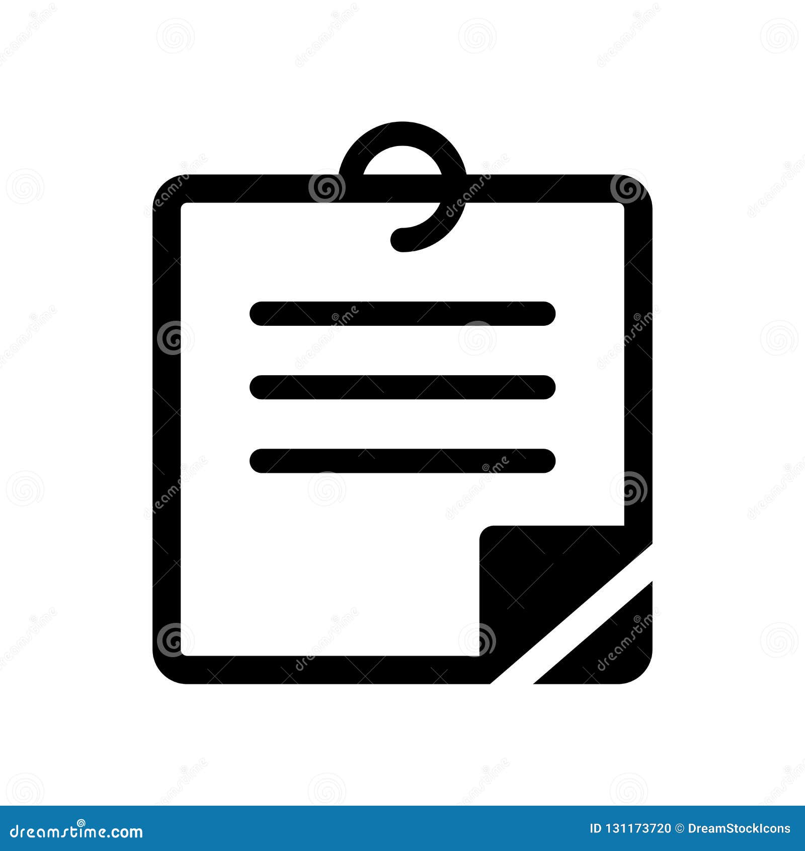 Note Icon. Trendy Note Logo Concept on White Background from Use Stock ...