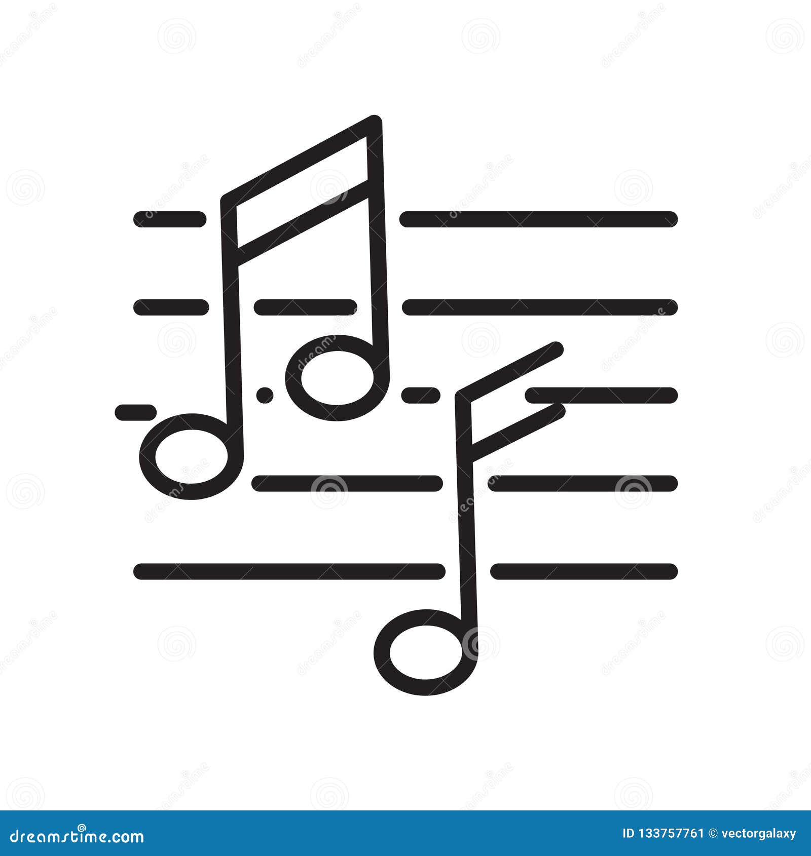 Note Icon Vector Isolated on White Background, Note Sign , Line Stock ...