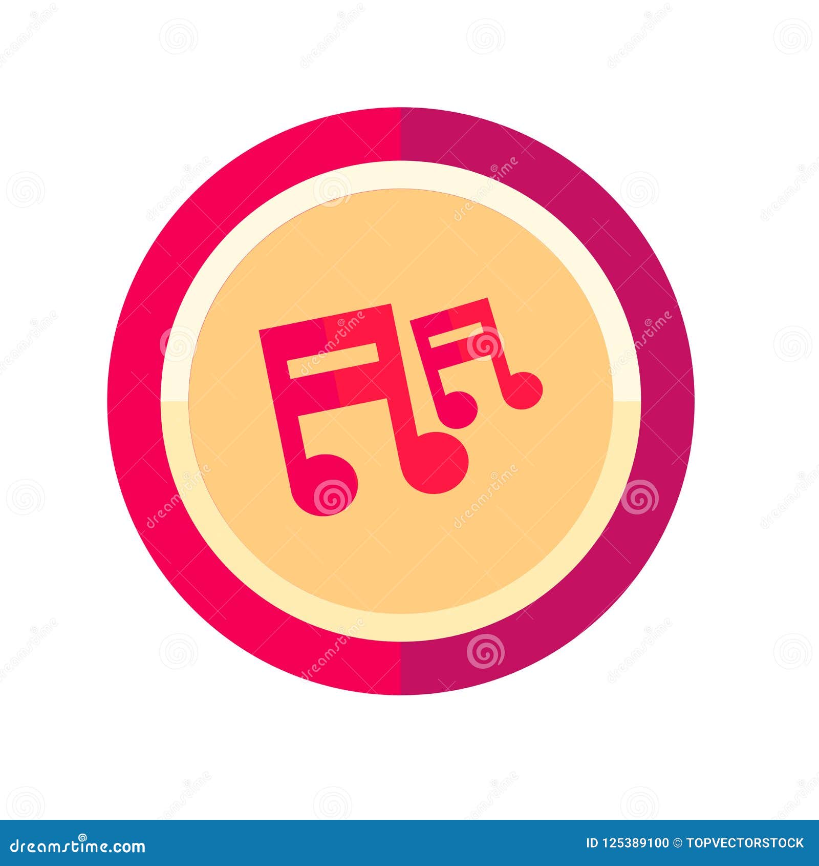 Note Icon Vector Sign and Symbol Isolated on White Background, N Stock ...