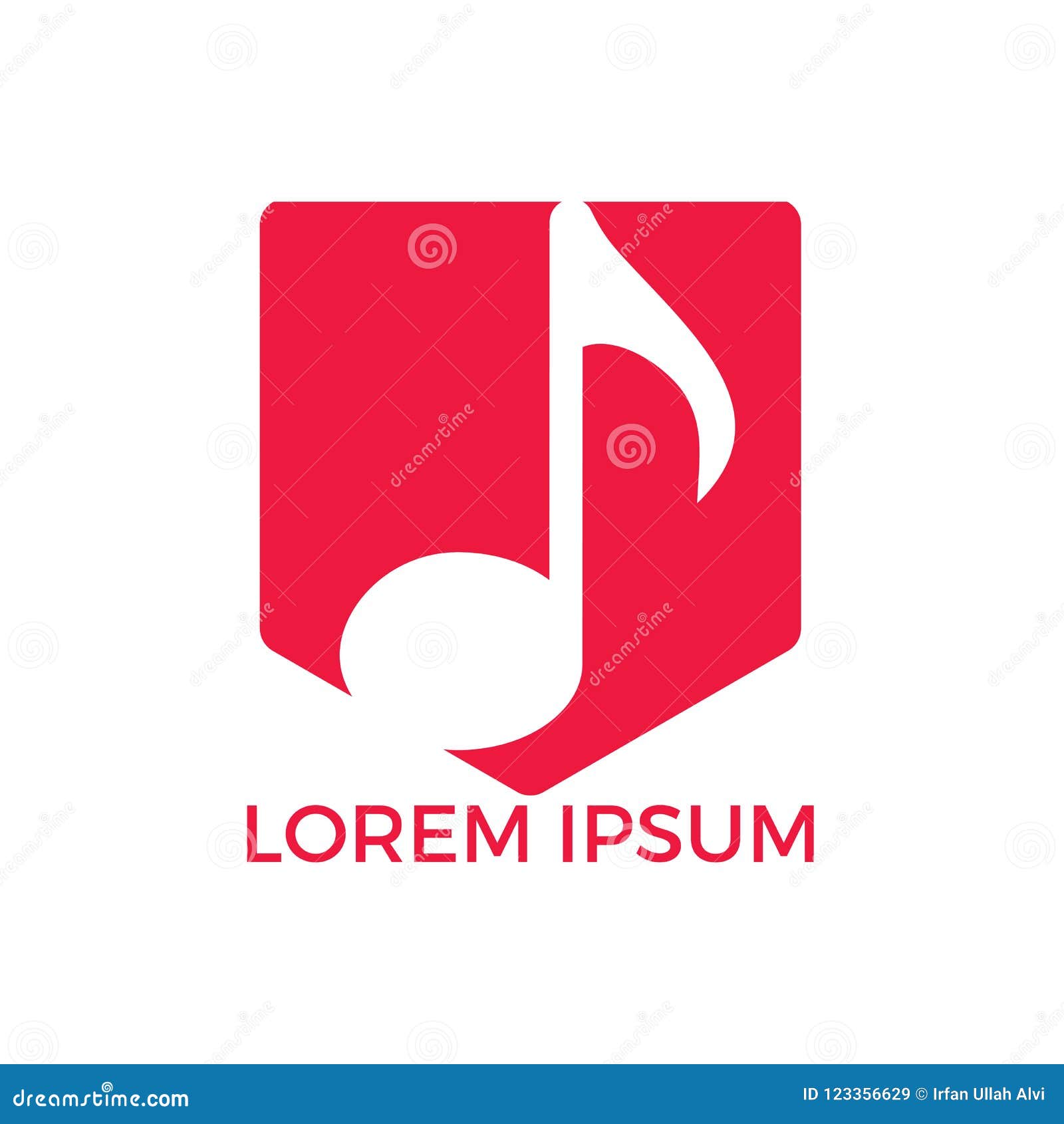 Music Logo Vector. Musical Key Note Template Logo. Stock Illustration ...