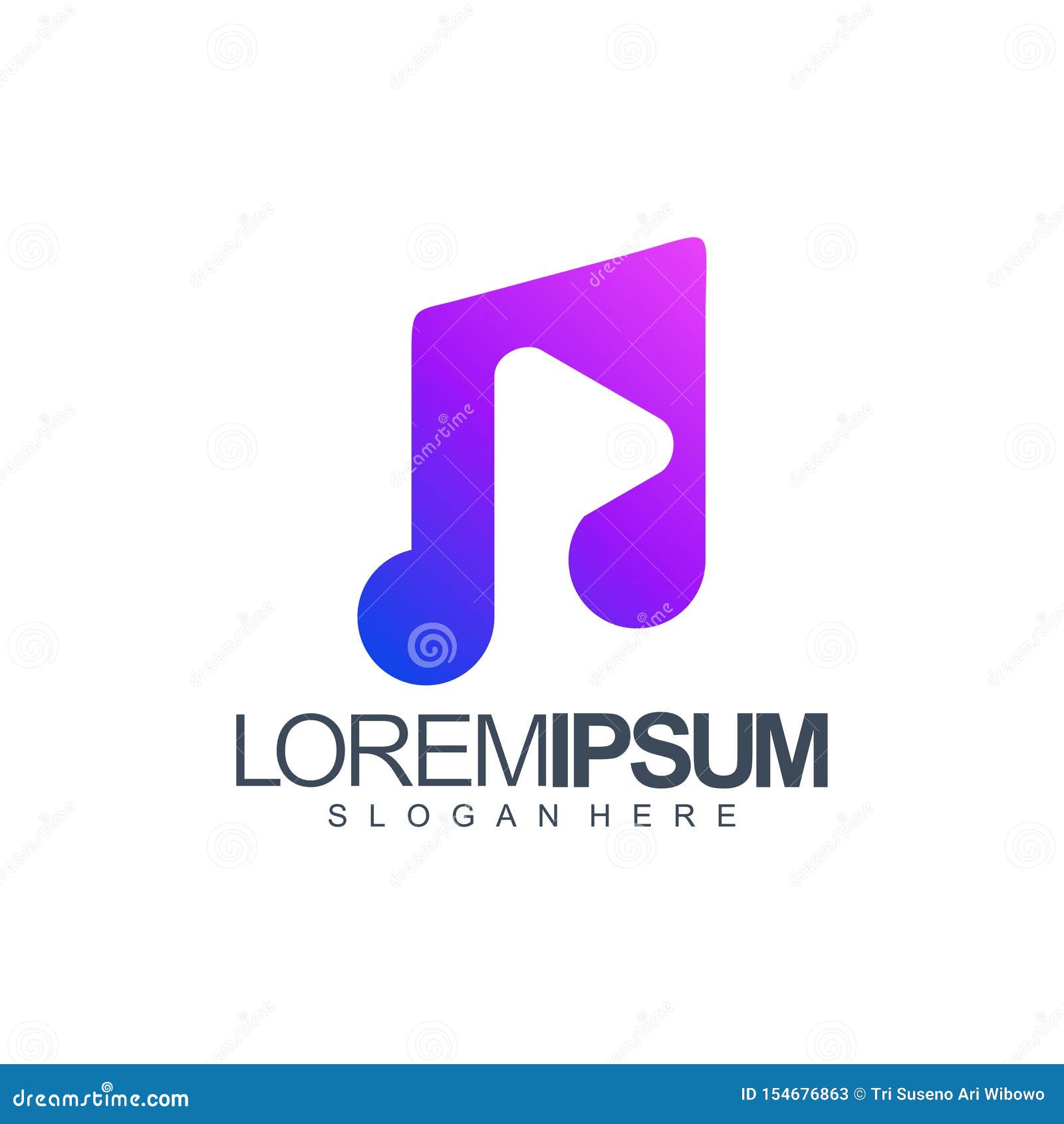 Note Logo Design Vector Illustration Stock Illustration - Illustration ...