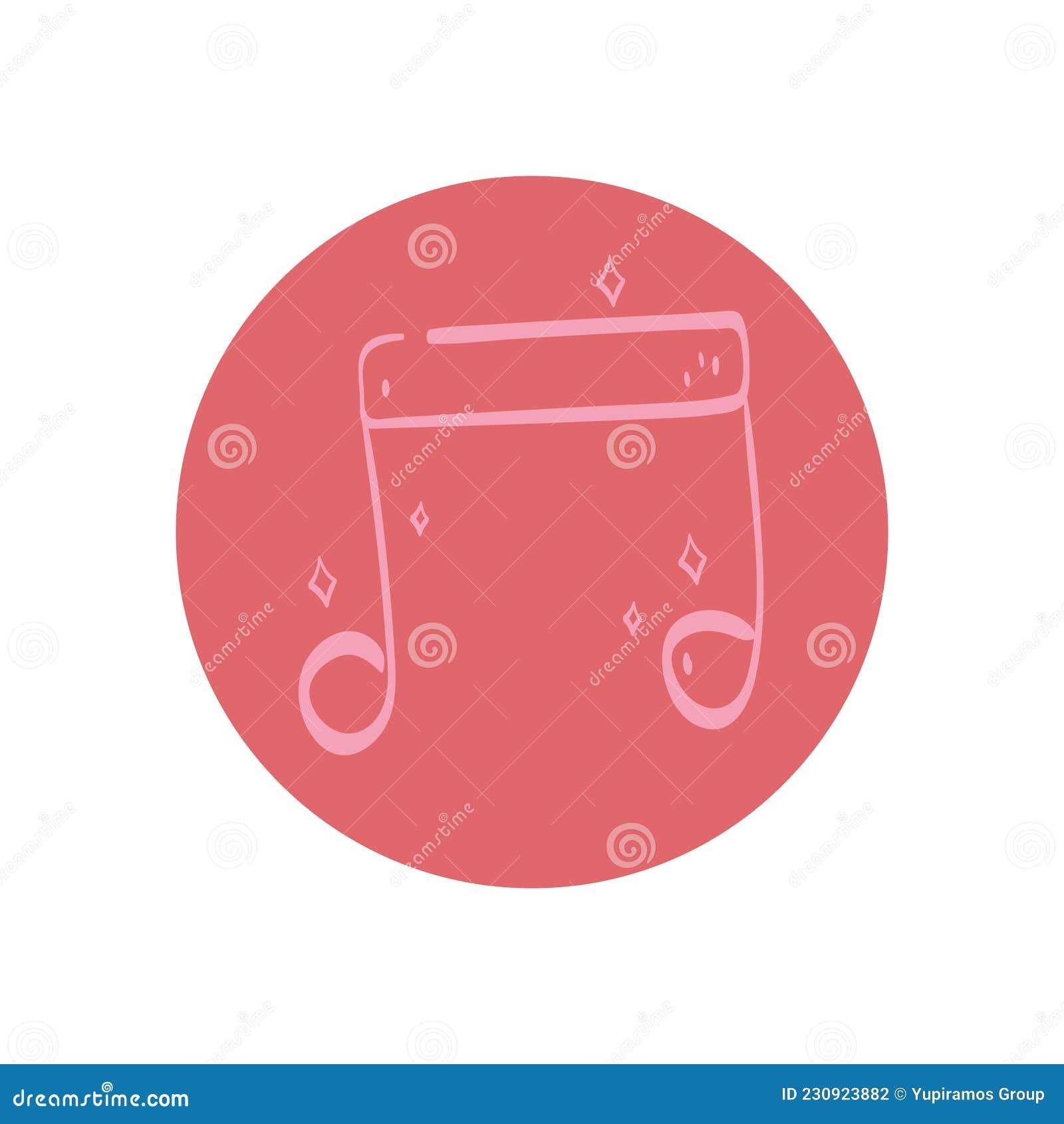Note music round icon stock vector. Illustration of shiny - 230923882