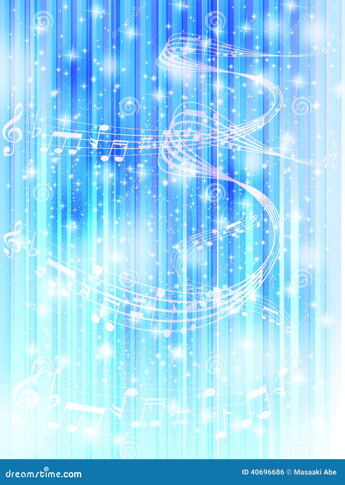 Note music score stock vector. Illustration of line, light - 40696686