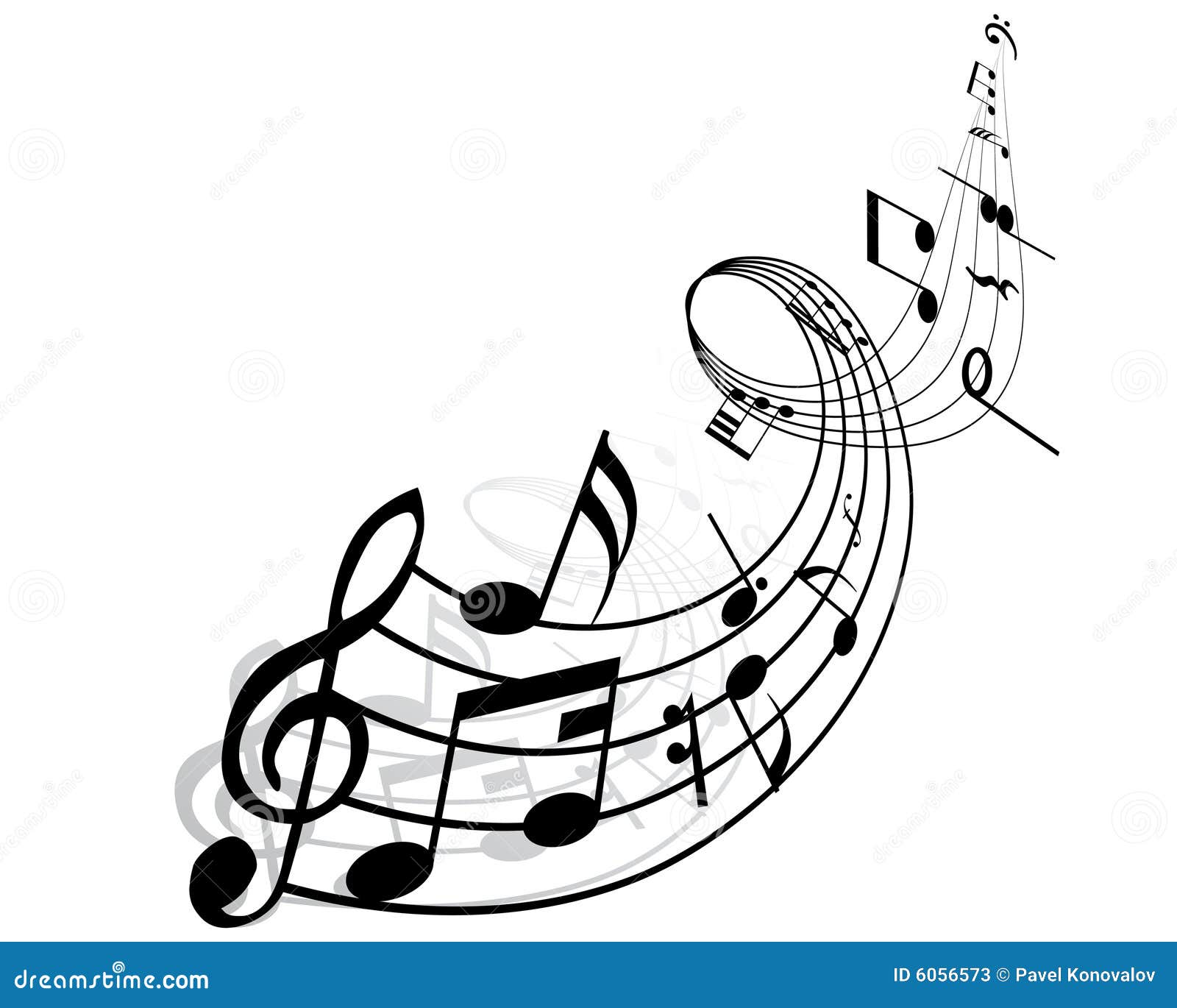 Note Musicali Fotografie Stock - Immagine: 6056573