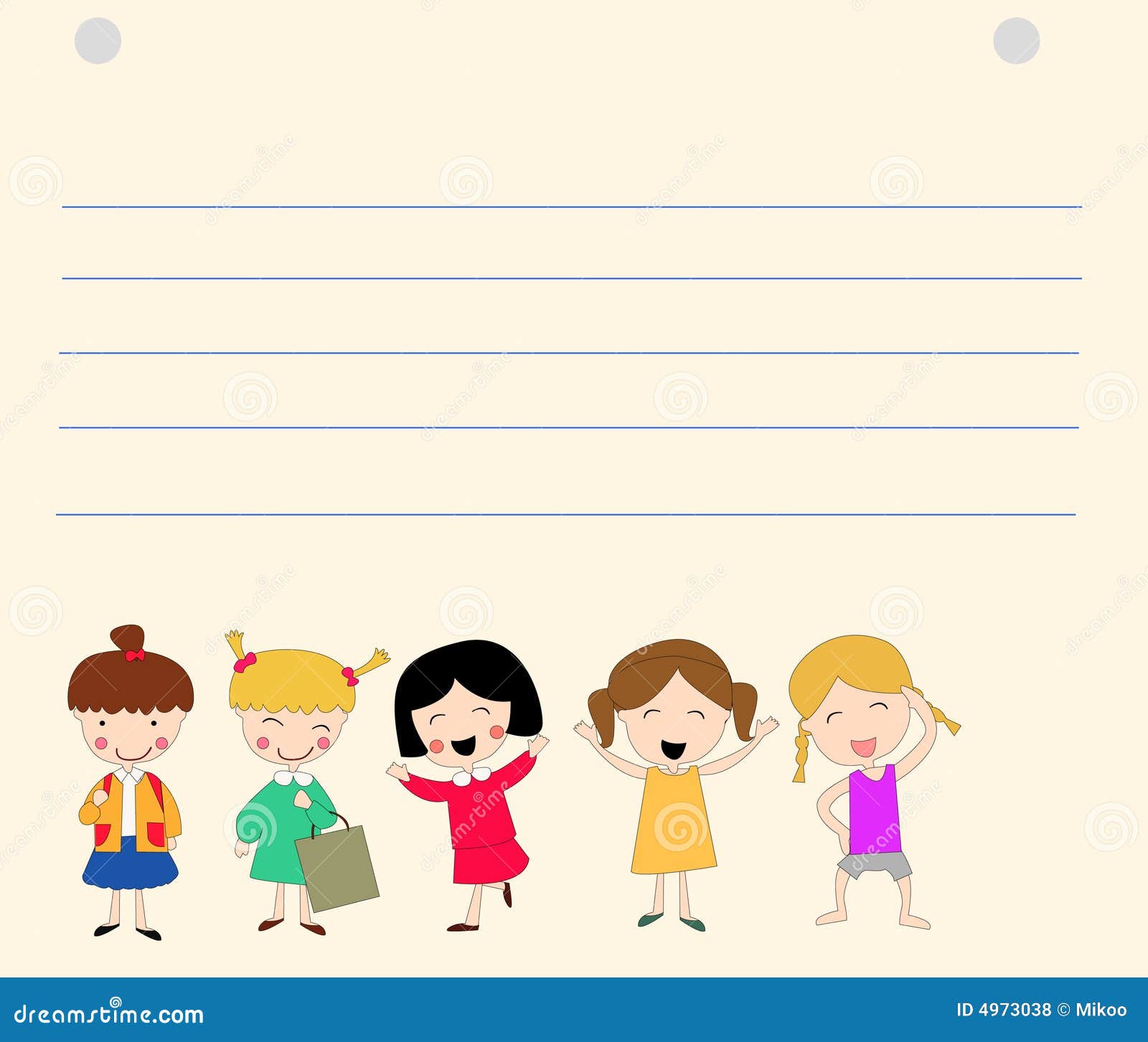 Kids Note Pad Stock Illustrations – 251 Kids Note Pad Stock ...