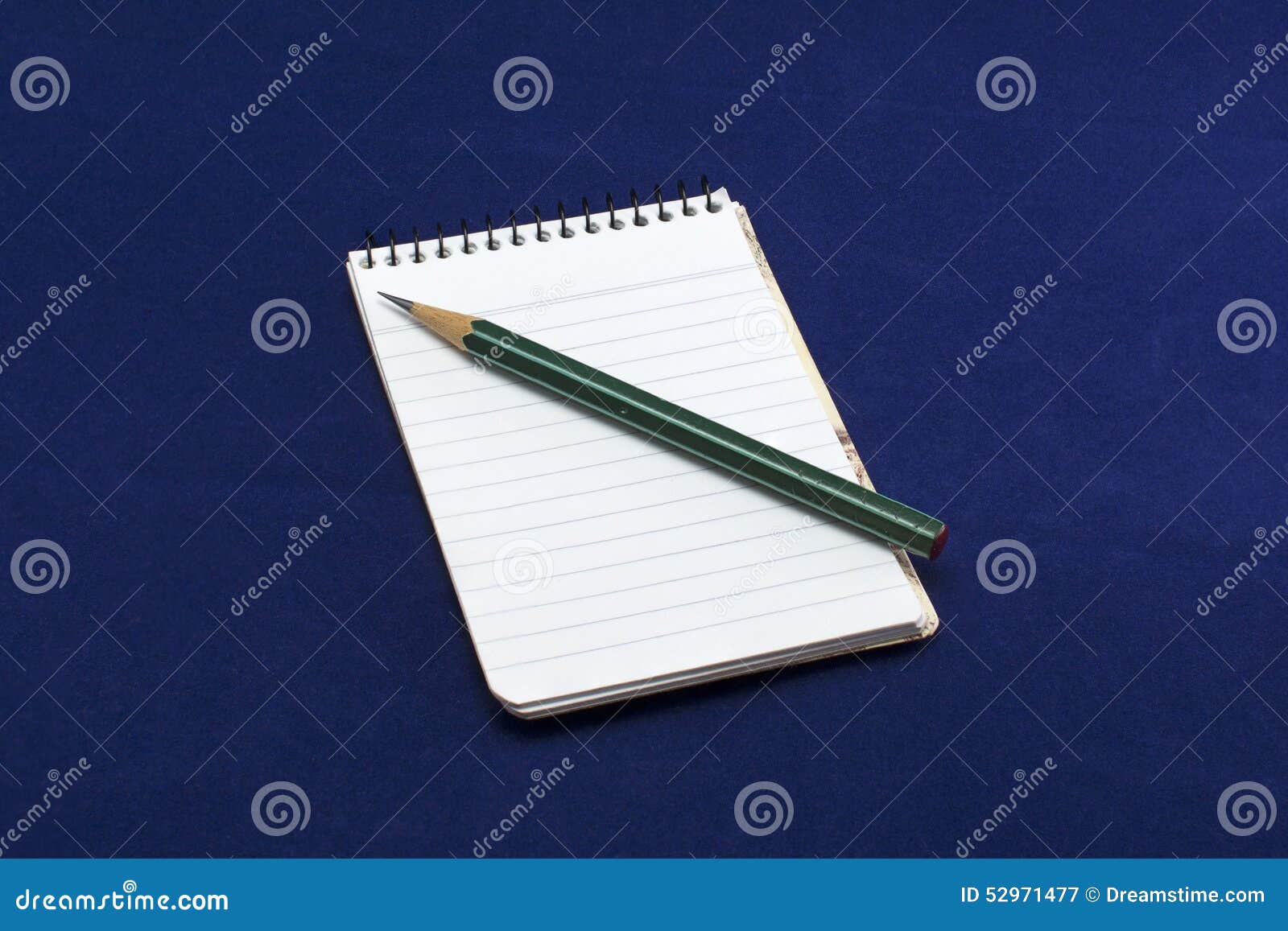 Note pad with green pencil stock image. Image of teacher - 52971477