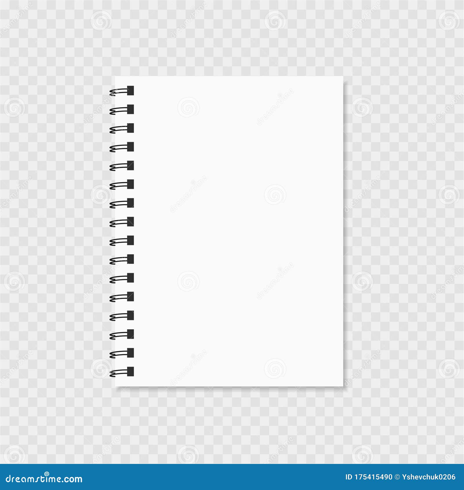 Note Pad Icon. Clear Sheet of Paper. Vector Illustration Stock Vector ...