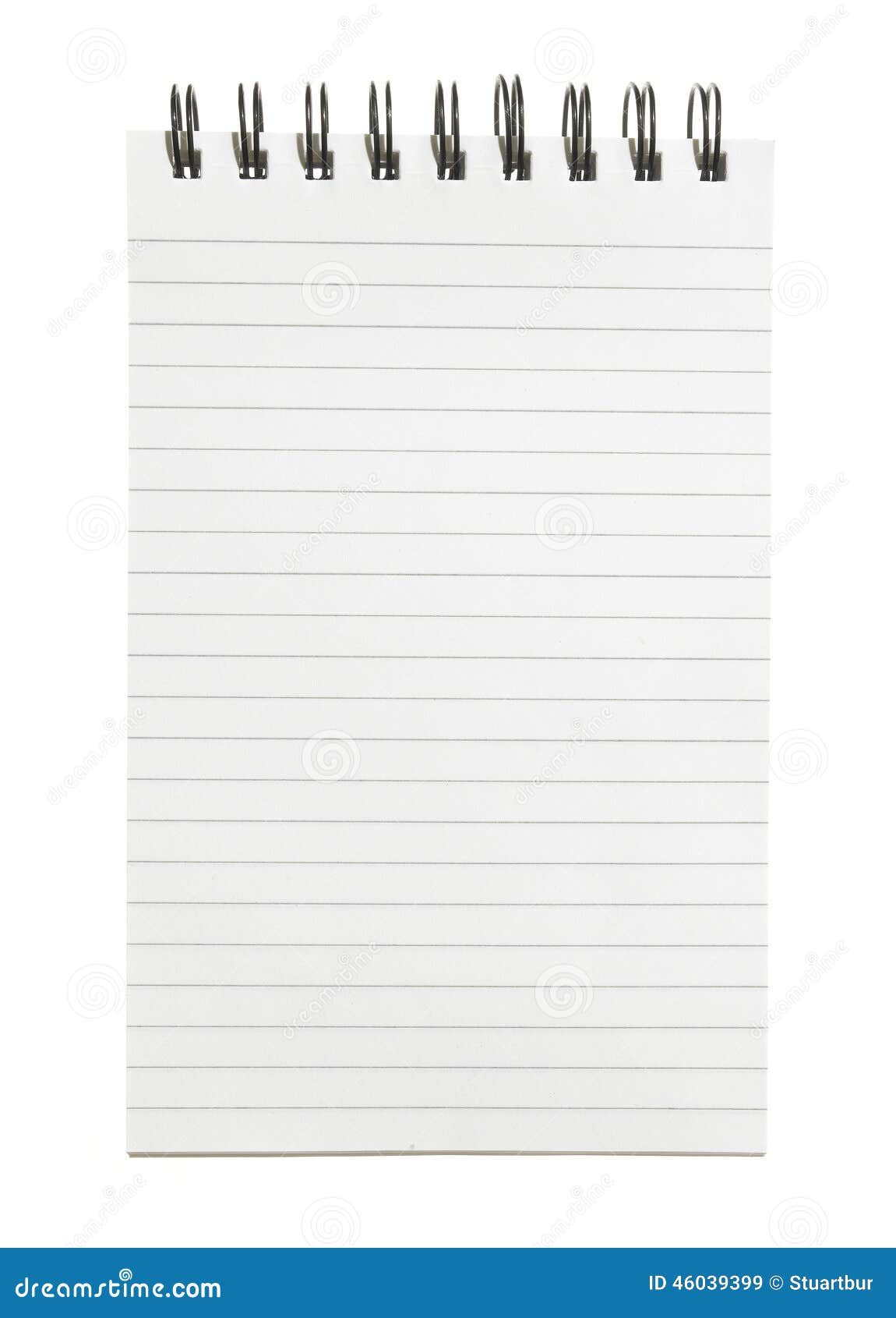Note pad stock image. Image of vertical, white, note - 46039399