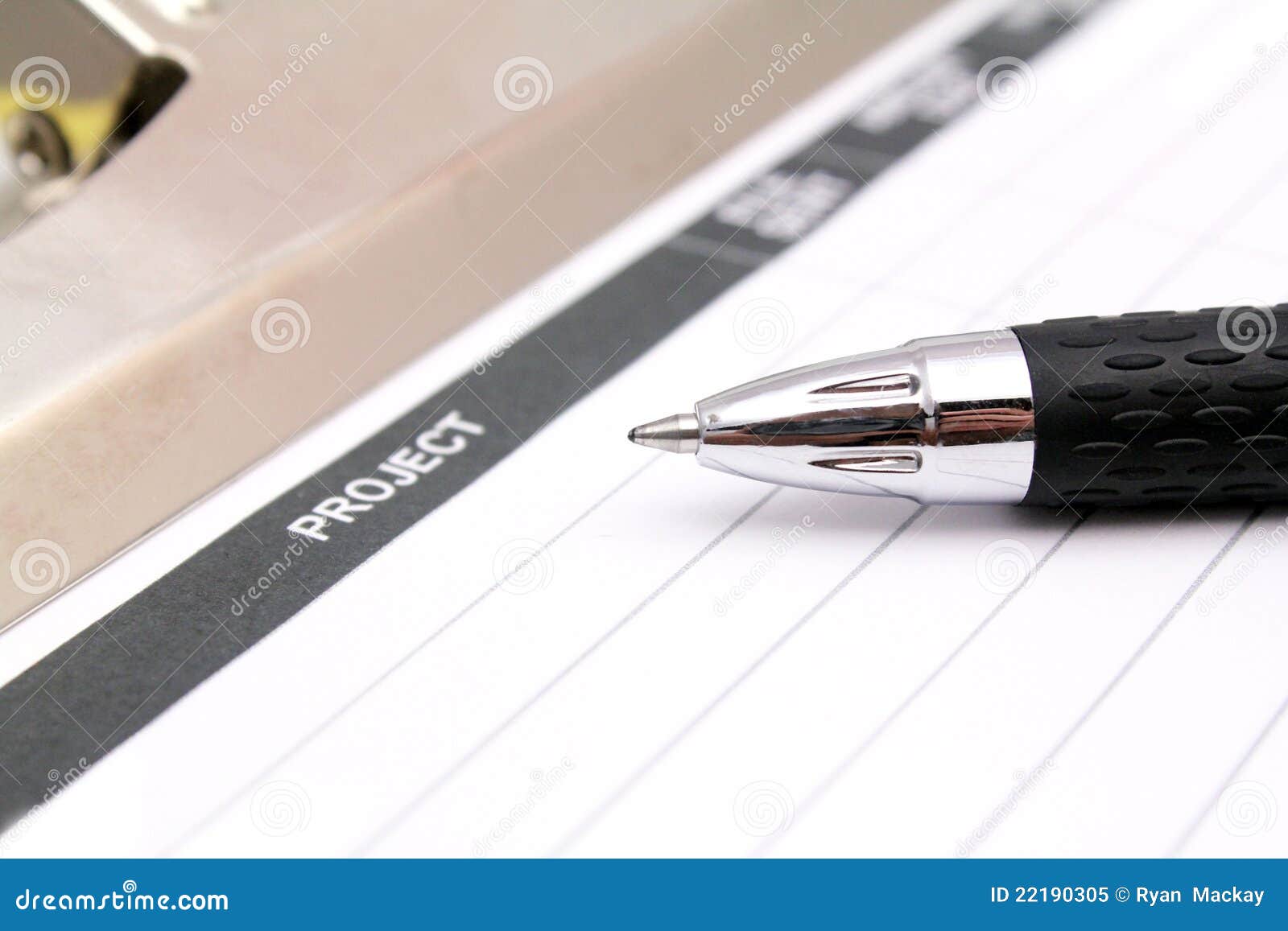 Note pad and pen stock image. Image of communication - 22190305