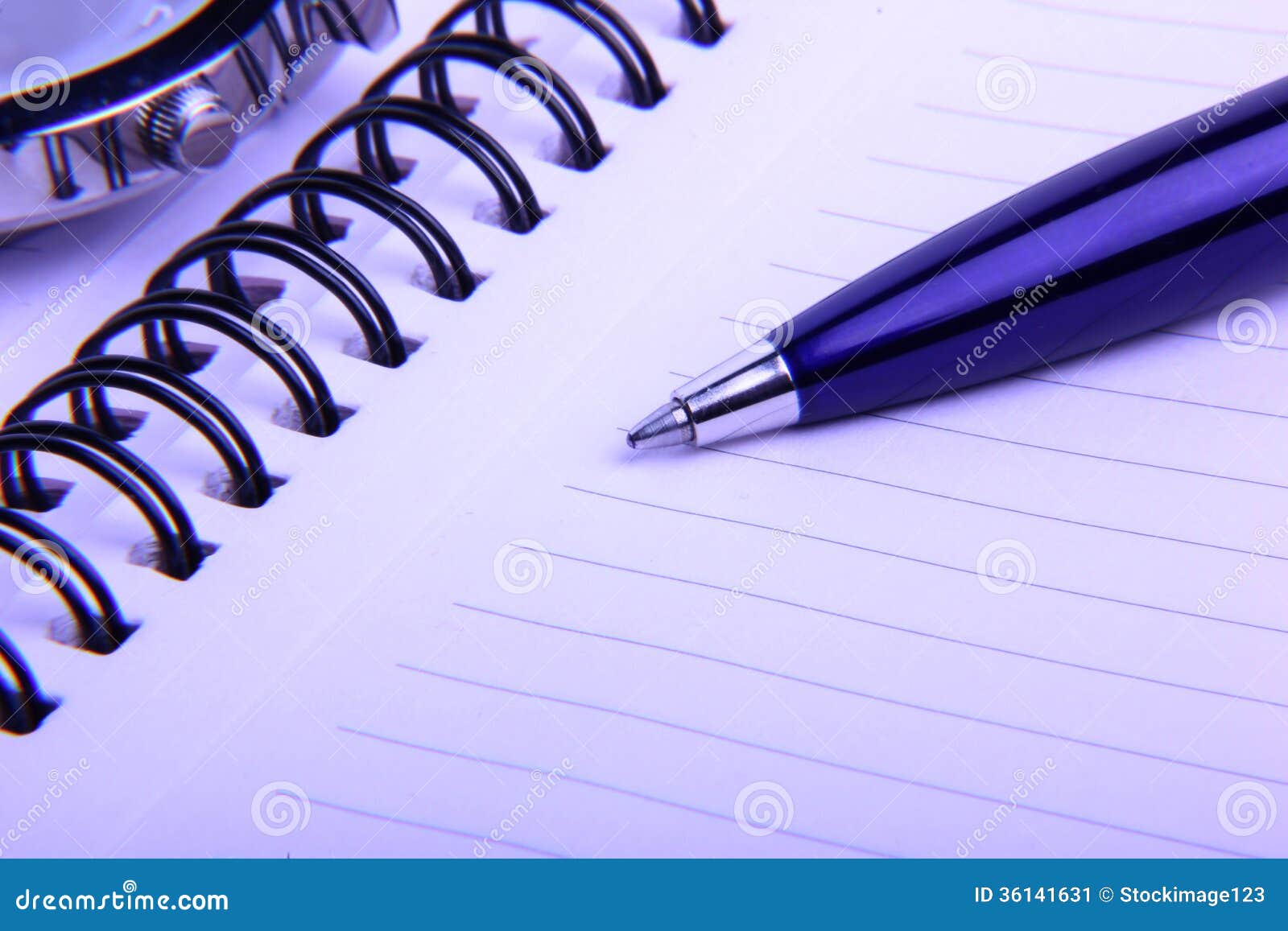 Note Pad And Pen Stock Image - Image: 36141631