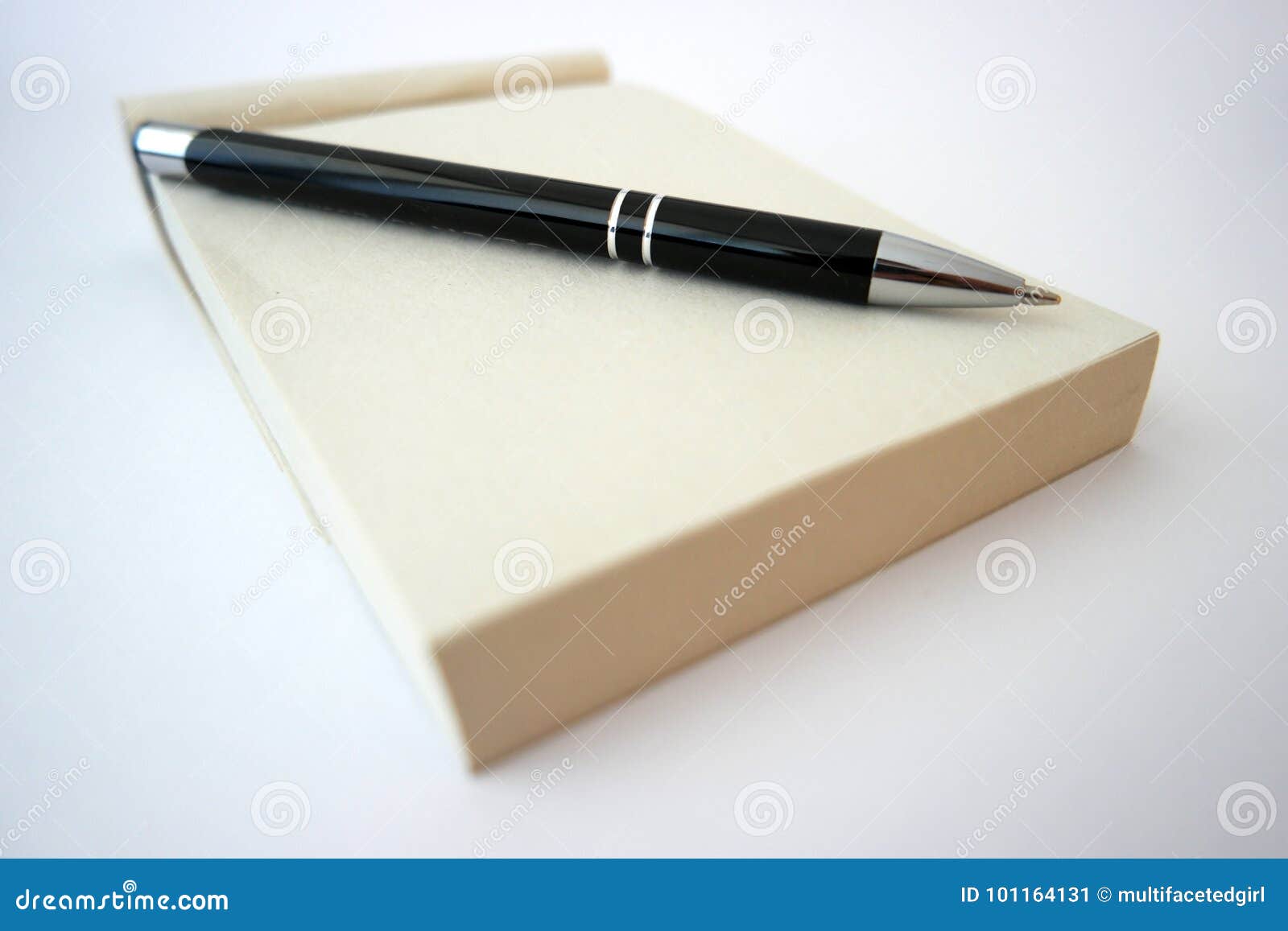 Note pad and pen stock image. Image of book, education - 101164131