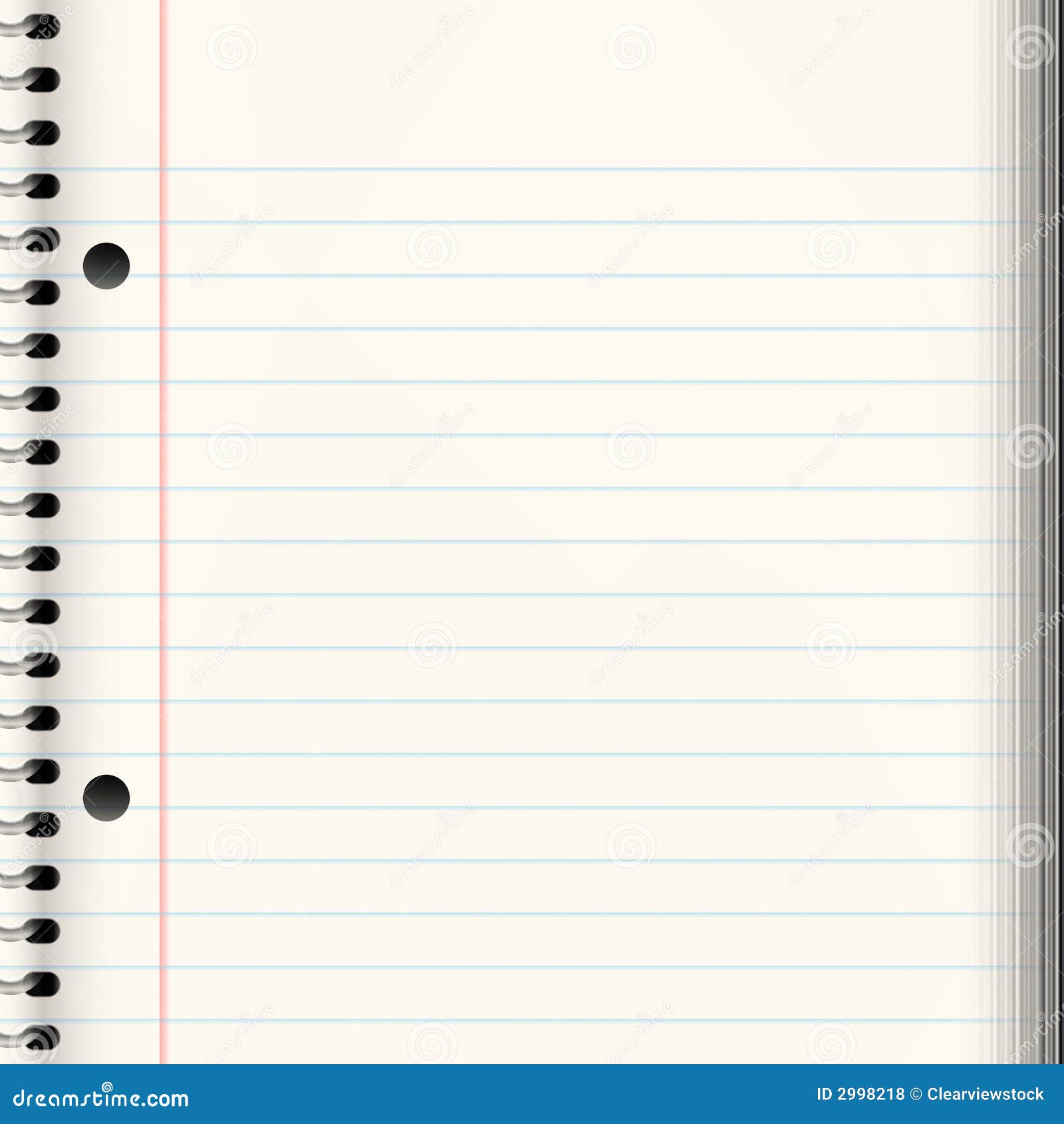 Note pad or school book stock vector. Illustration of copy - 2998218