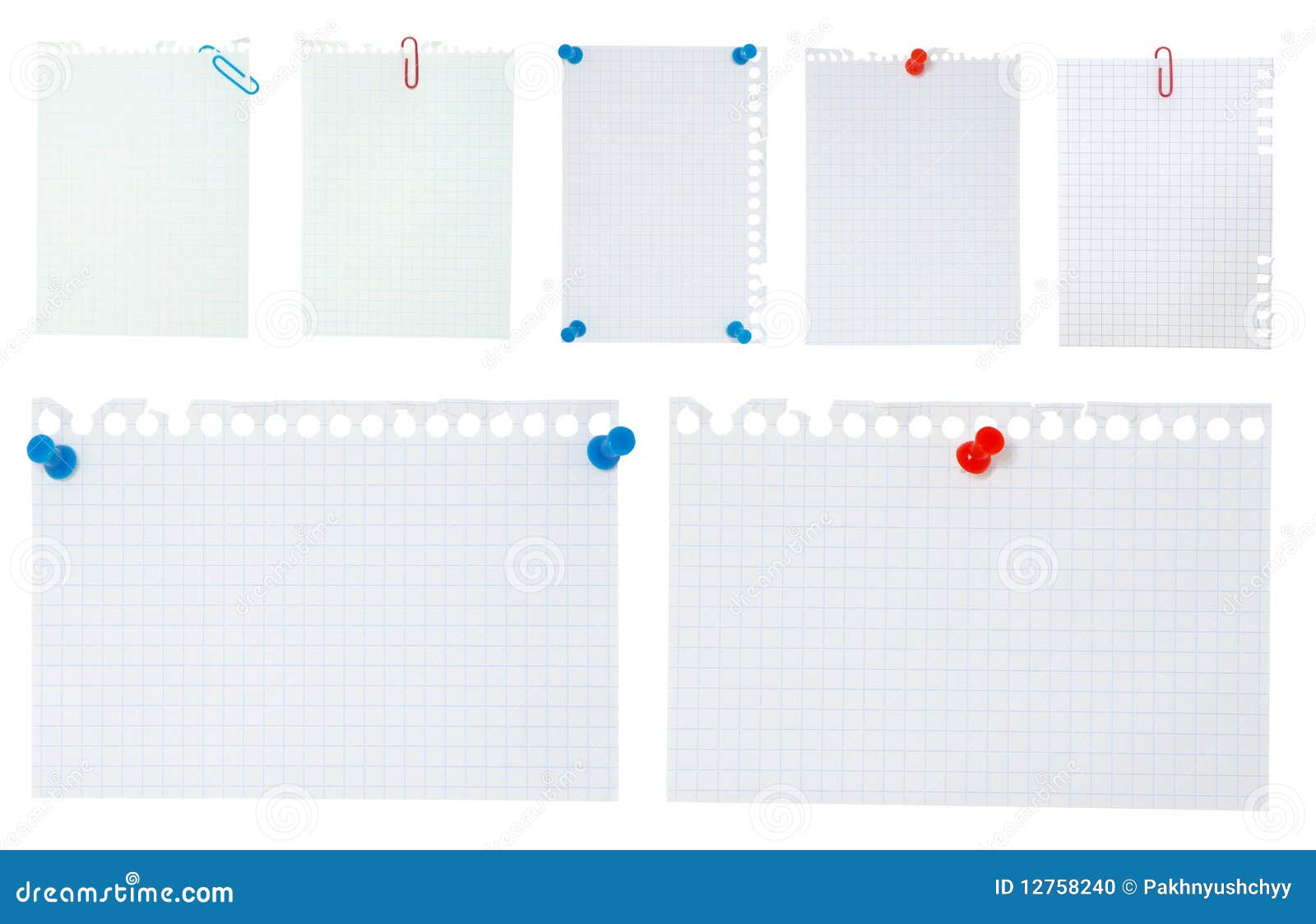 Note paper stock photo. Image of notebook, clinch, information - 12758240