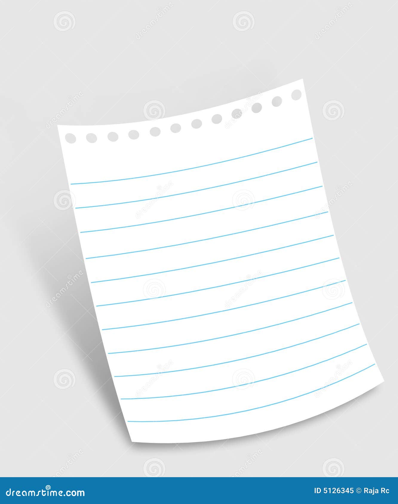Note paper stock illustration. Illustration of holder - 5126345