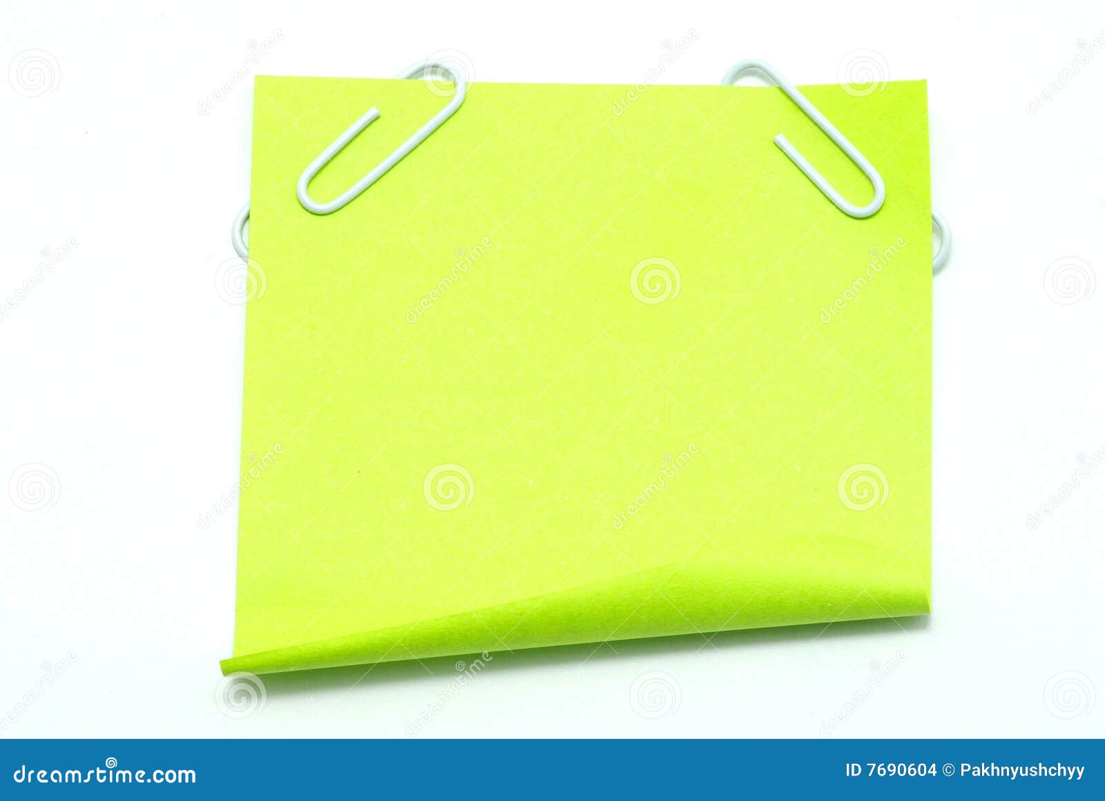 Note paper stock photo. Image of reminder, cutting, empty - 7690604