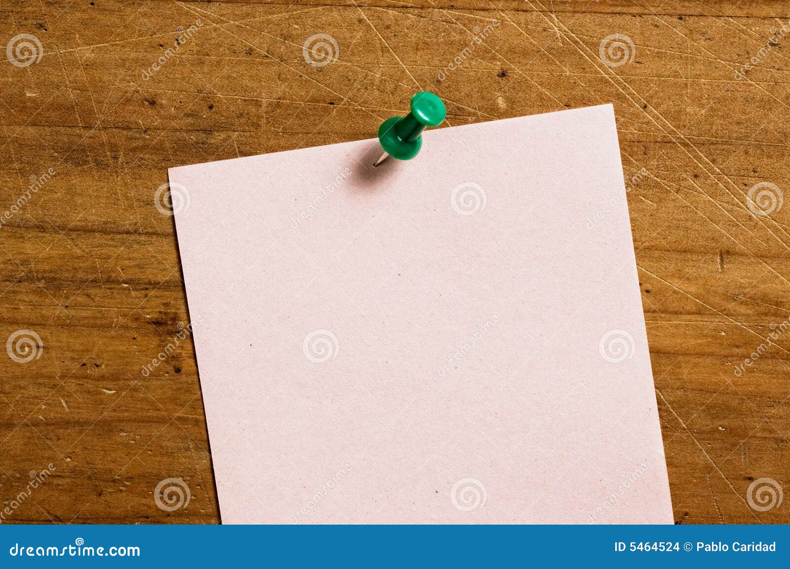 Note paper on board stock photo. Image of clip, antique - 5464524