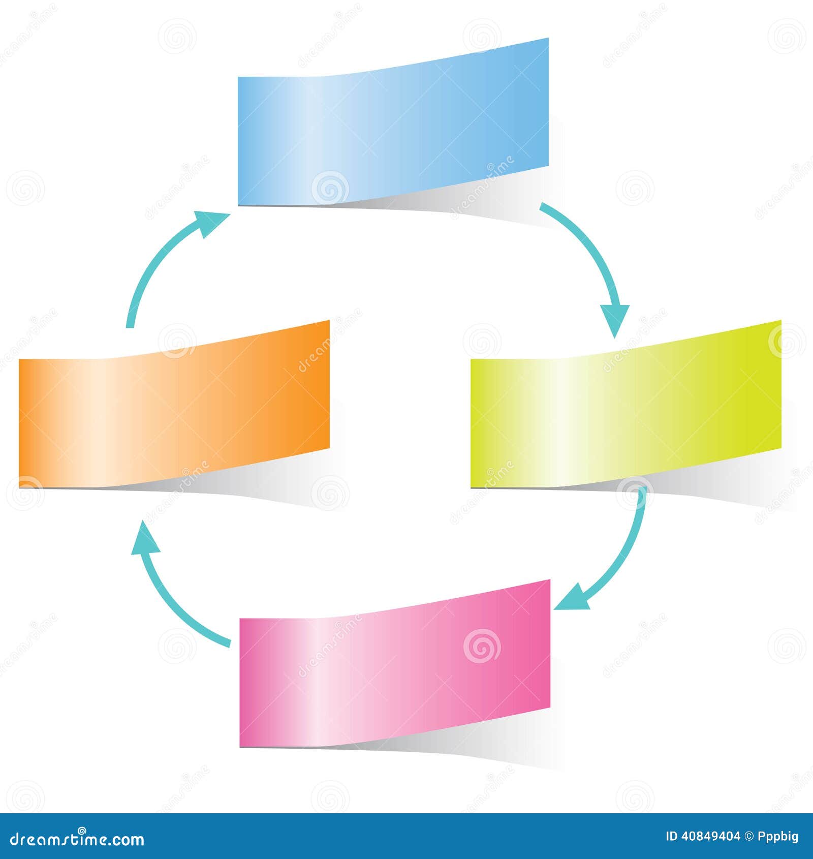 Note paper diagram stock illustration. Illustration of banner - 40849404