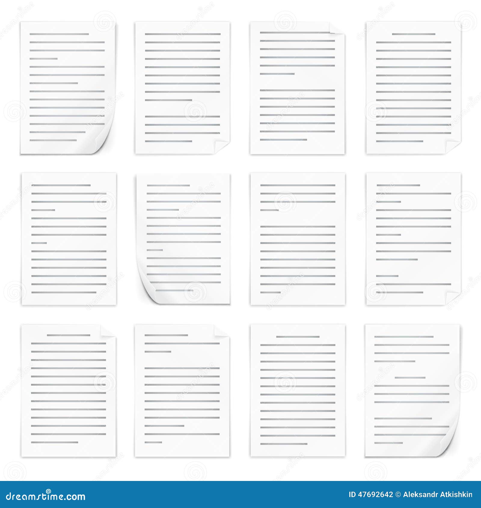 Note paper stock vector. Illustration of file, clipboard - 47692642