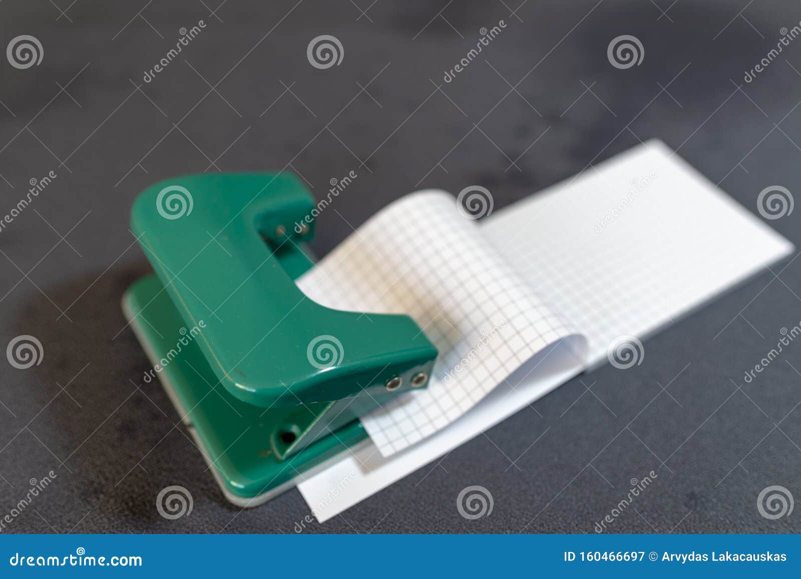Note Paper, Hole Punch and Opposite Organizer. Business and Work ...