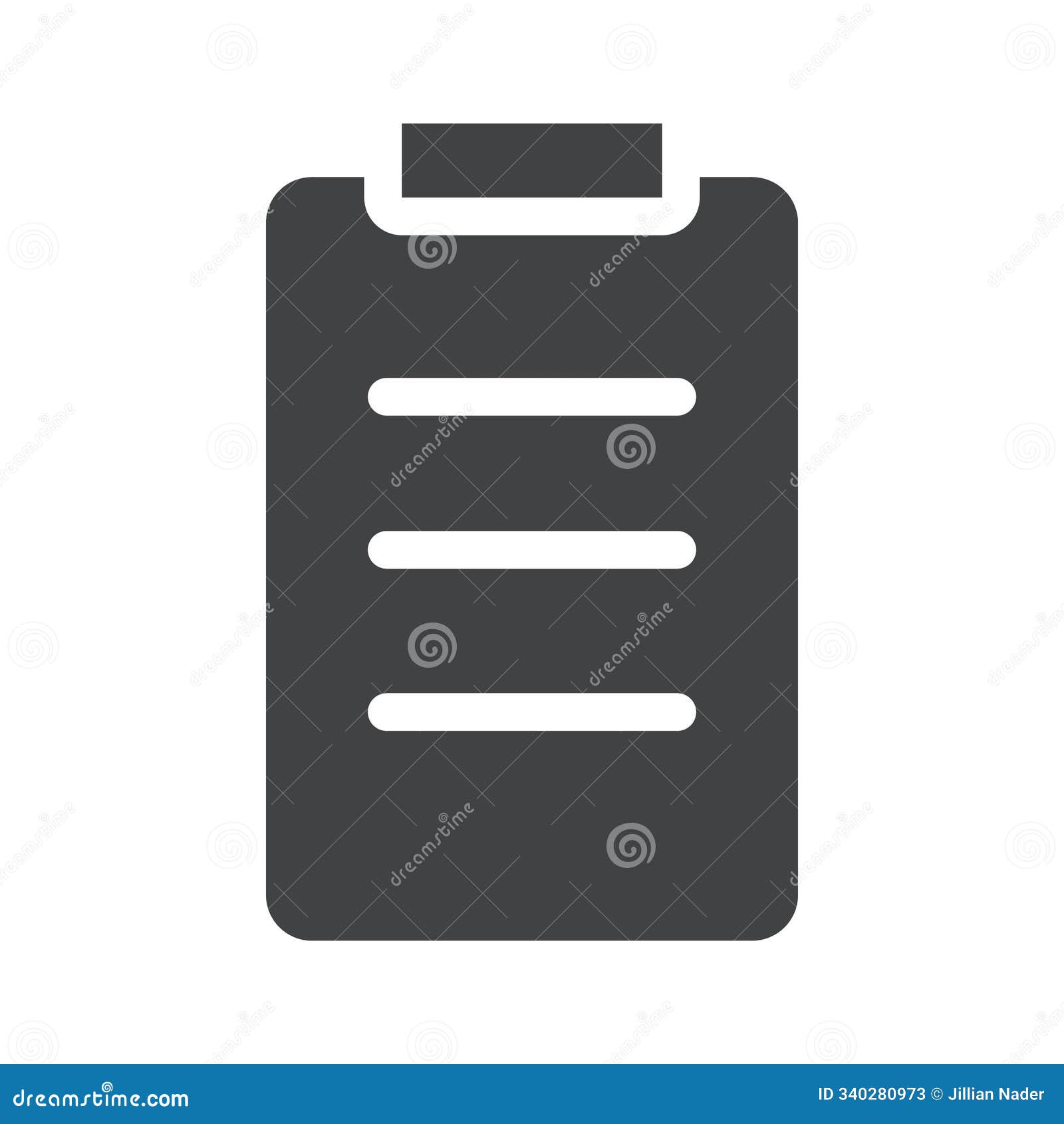Note Paper Icon Simple Vector Symbol Stock Vector - Illustration of ...