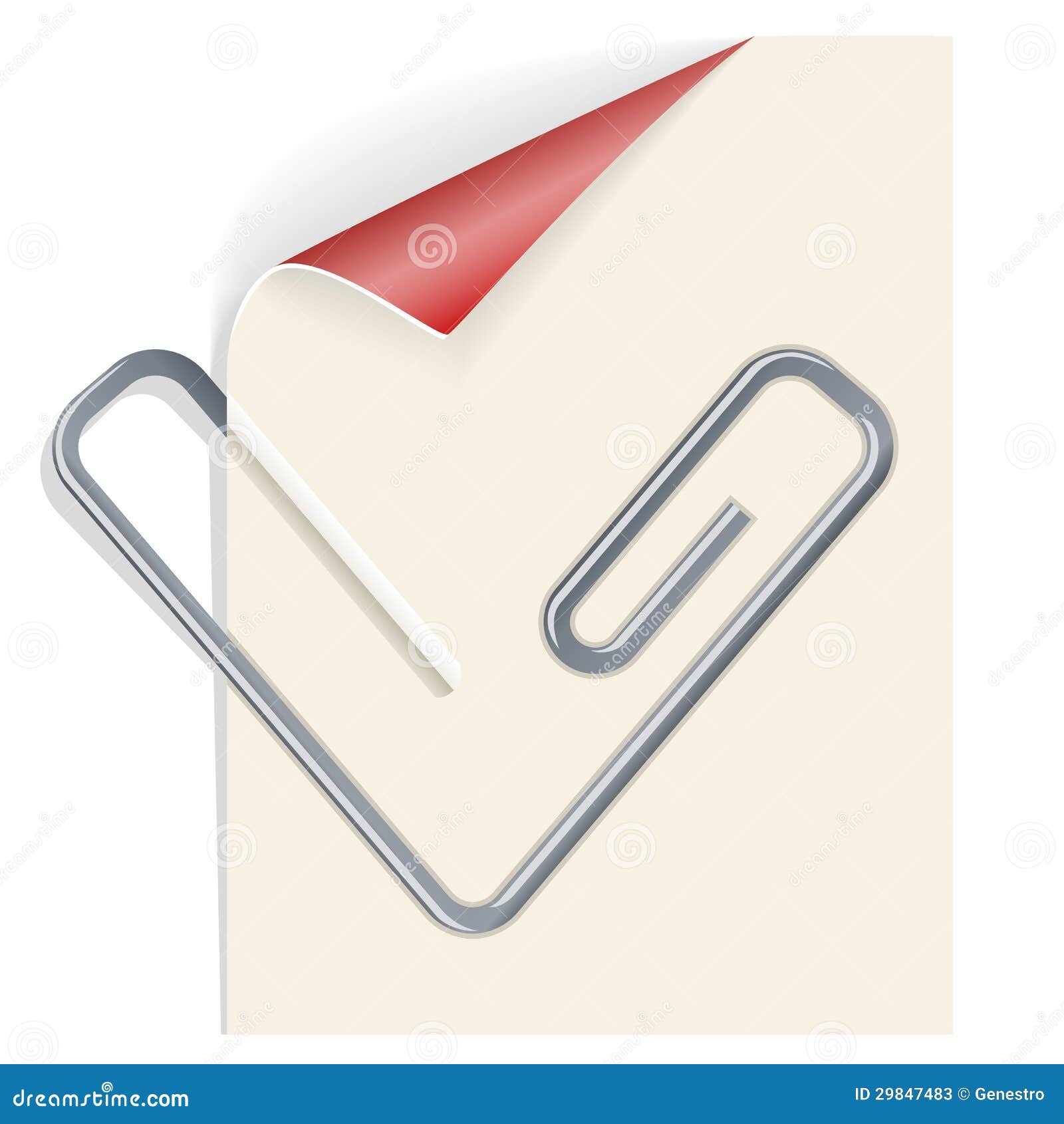 Paperclip Heart Concept Vector Symbol Icon Or Logo | CartoonDealer.com ...