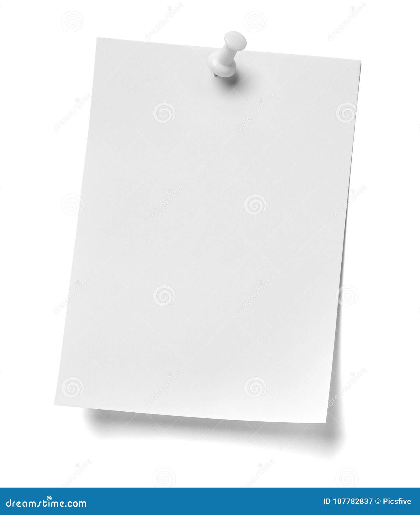 Note Paper Push Pin Message Stock Image - Image of fastener, push ...
