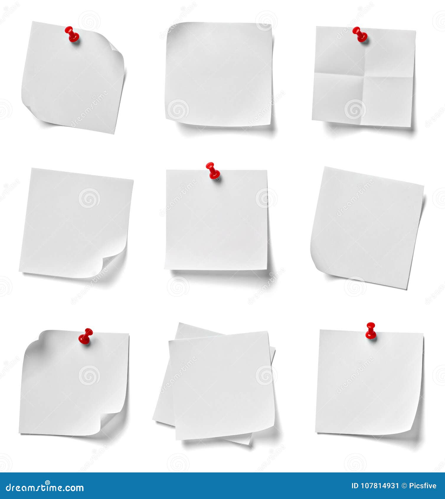 Note Paper Push Pin Message Stock Image - Image of board, drawing ...