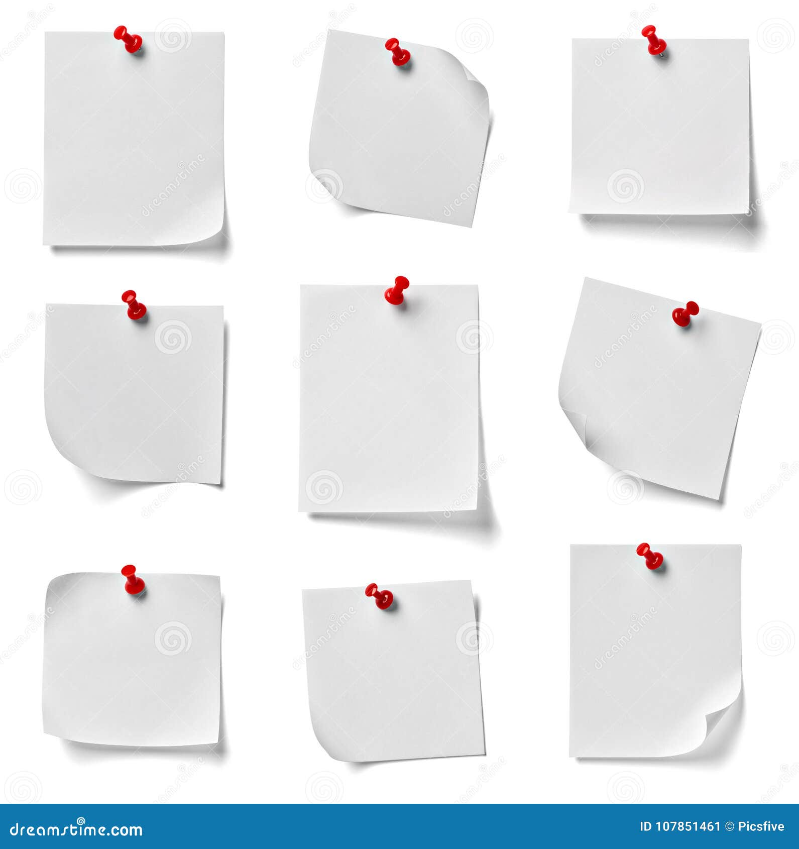 Note Paper Push Pin Message Stock Image - Image of communication ...