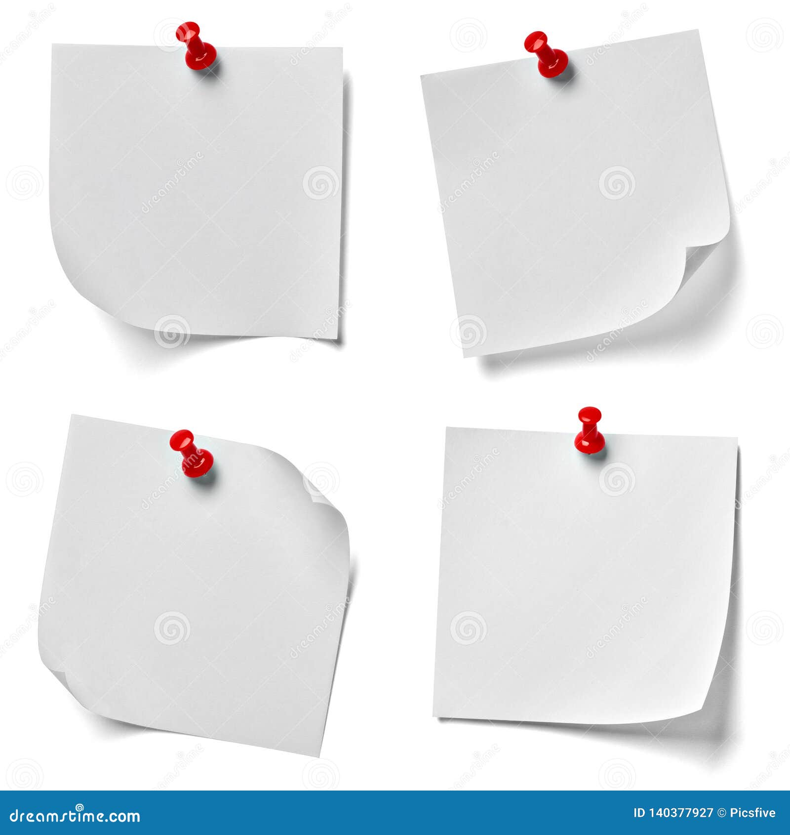 Note Paper Push Pin Message Stock Image - Image of empty, list: 140377927
