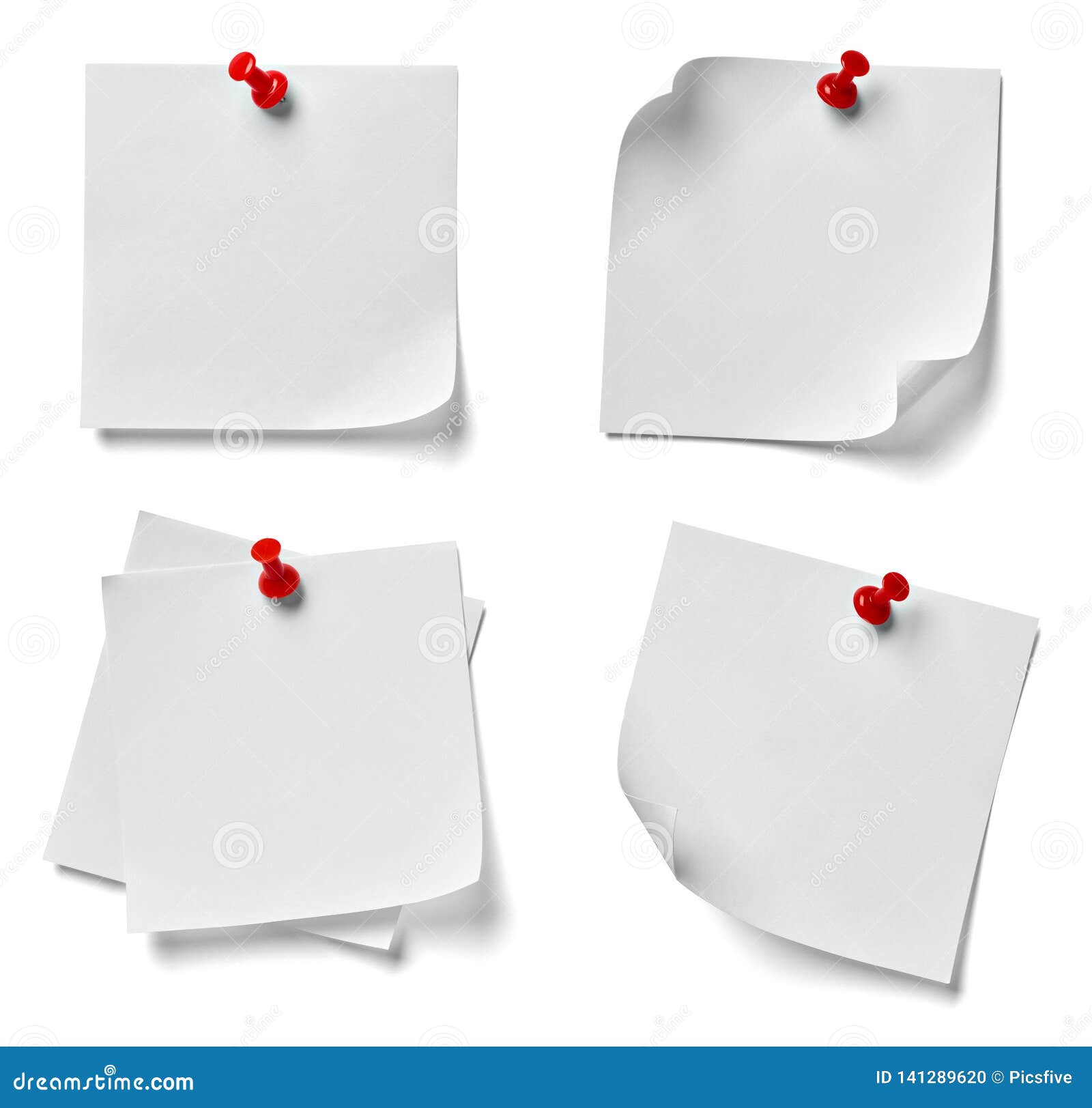 Note Paper Push Pin Message Stock Photo - Image of office, note: 141289620