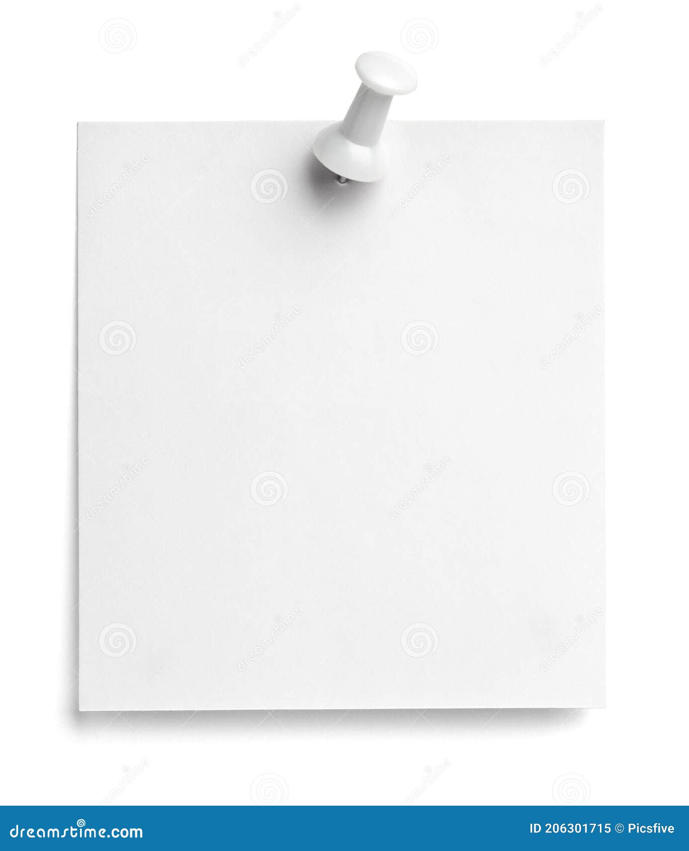 Note Paper Push Pin Message Red White Black Stock Image - Image of ...