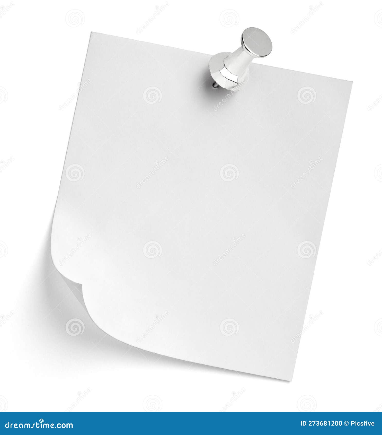 Note Paper Push Pin Message Red White Black Stock Photo - Image of ...