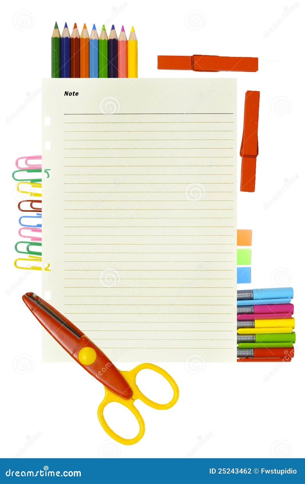 Note Tools Royalty-Free Stock Image | CartoonDealer.com #67605532