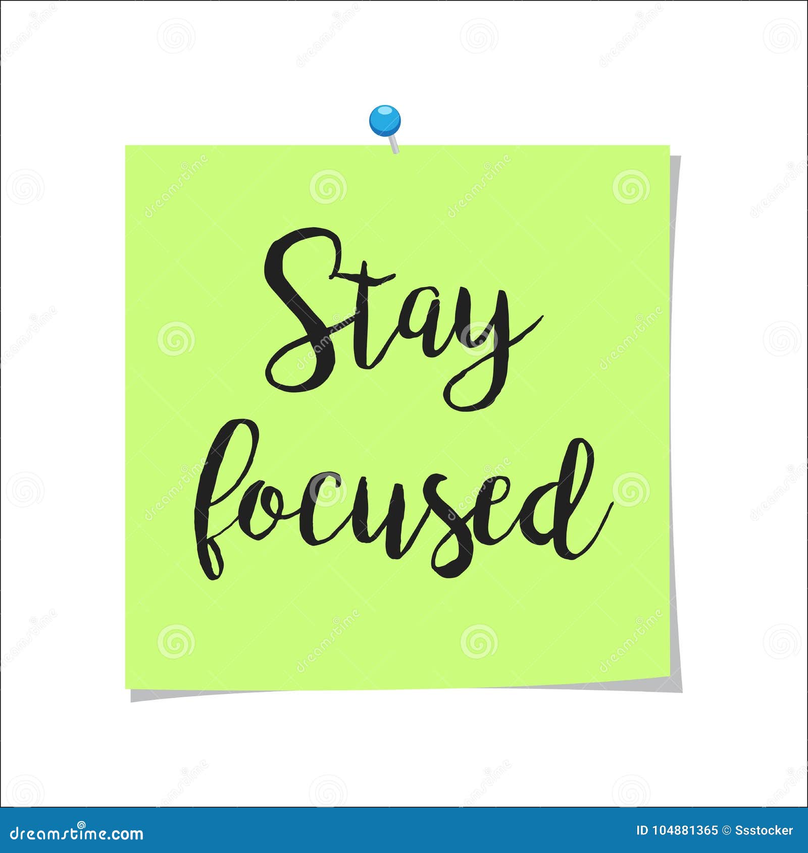 Stay Focused, Bam, Brave, Work Hard, Black And White Typography Slogans ...