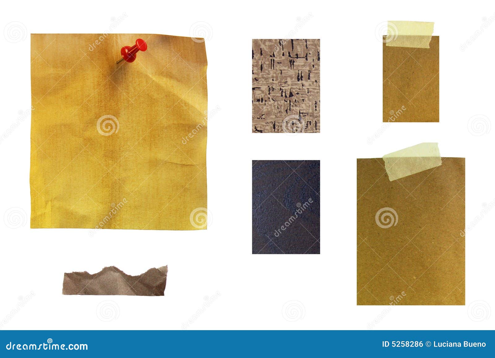 Note paper texture stock photo. Image of broken, paper - 5258286