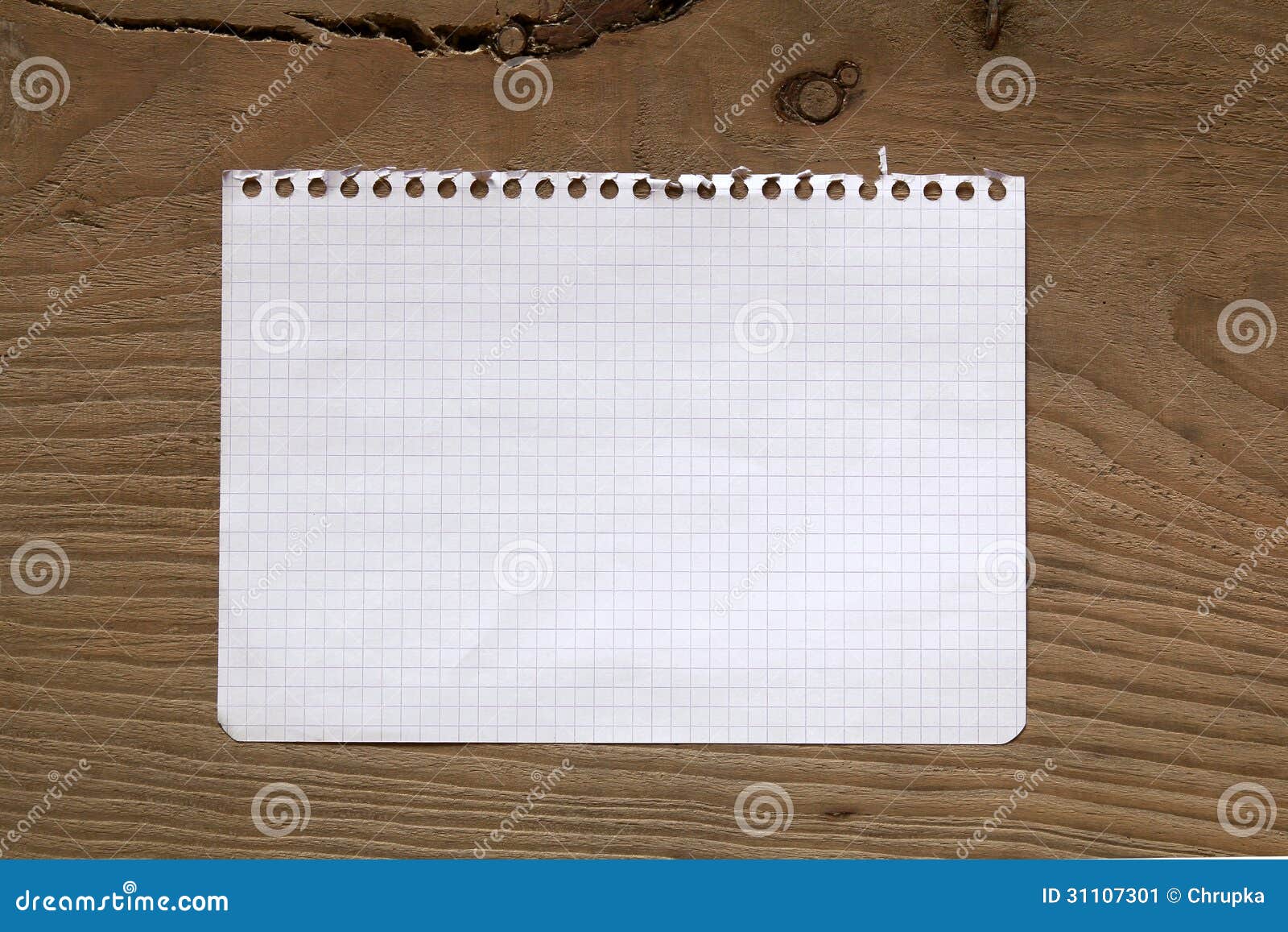 Note Paper on Wooden Background Stock Image - Image of notebook, attach ...